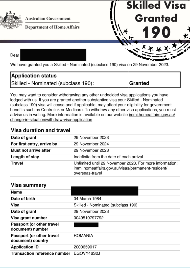Visa Approvals - Australia Immigration Organization